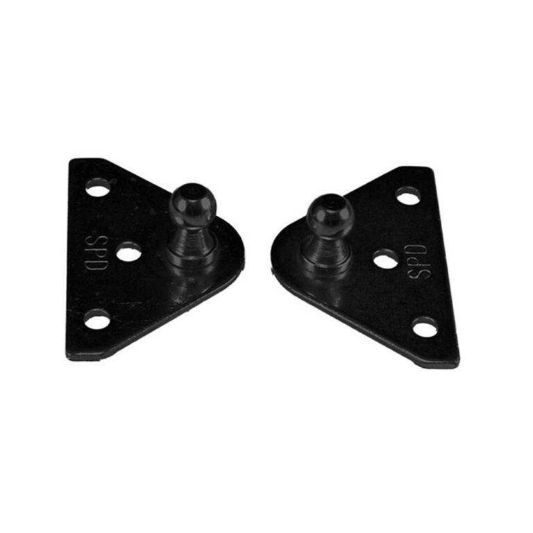 Gas Prop Mounting Brackets – Straight/Black - Edmonton RV Service