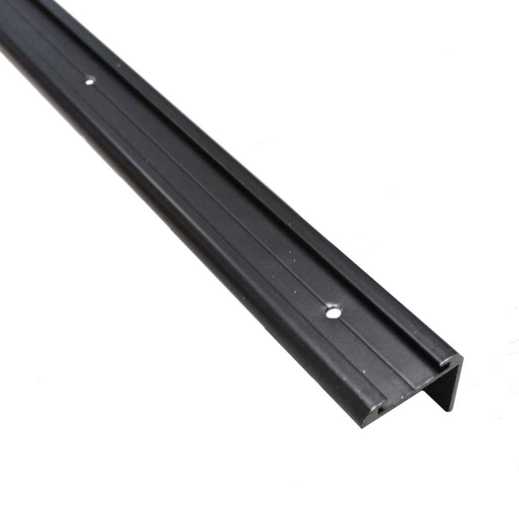 Wide Corner Trim Insert Molding, 1-1/4″ x 1″ x 16′, Black - Edmonton RV ...