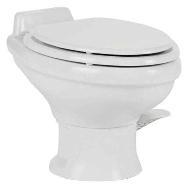 Dometic 320 Series Low Profile White Toilet - Edmonton RV Service