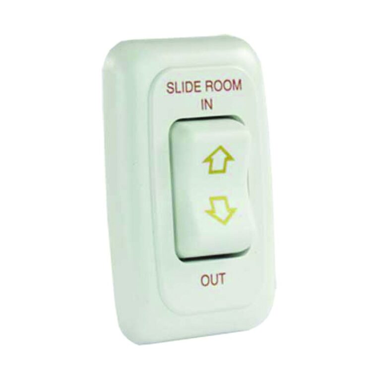 Slide Out Switch w/ Bezel - White - Edmonton RV Service