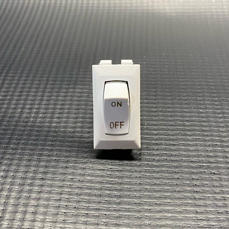 On Off Switch White With Gold Print - Edmonton RV Service