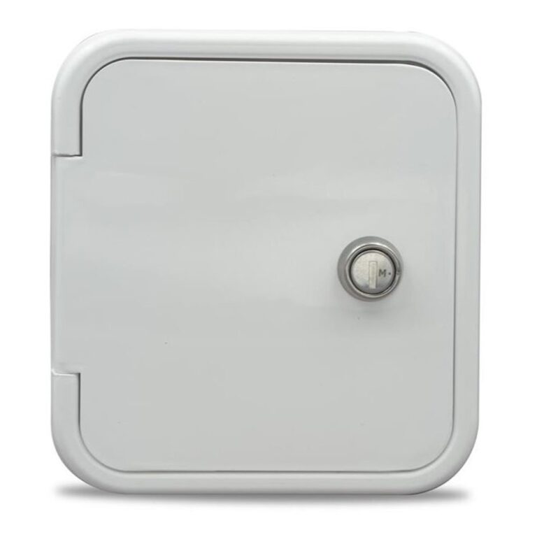 Fresh Water Gravity Hatch With Door White - Edmonton RV Service