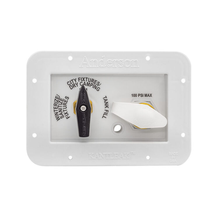 Anderson Brass RV Water Service Panel - Edmonton RV Service